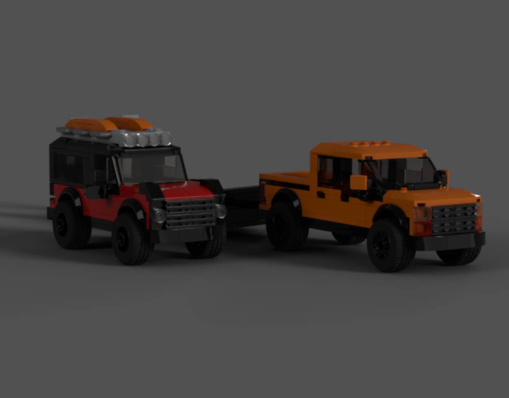 LEGO MOC Ford Dual Pack #2 by BigTrainBricks | Rebrickable - Build with ...