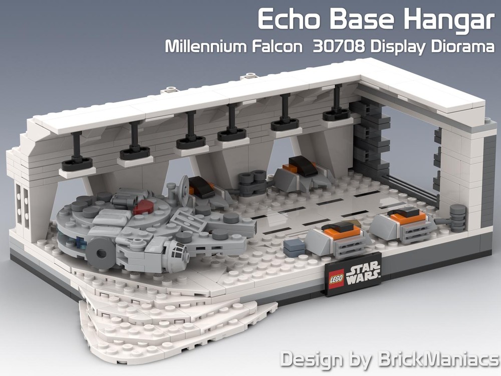 LEGO MOC Hoth Hangar Diorama for 30708 Millenium-Falcon by BrickManiacs ...
