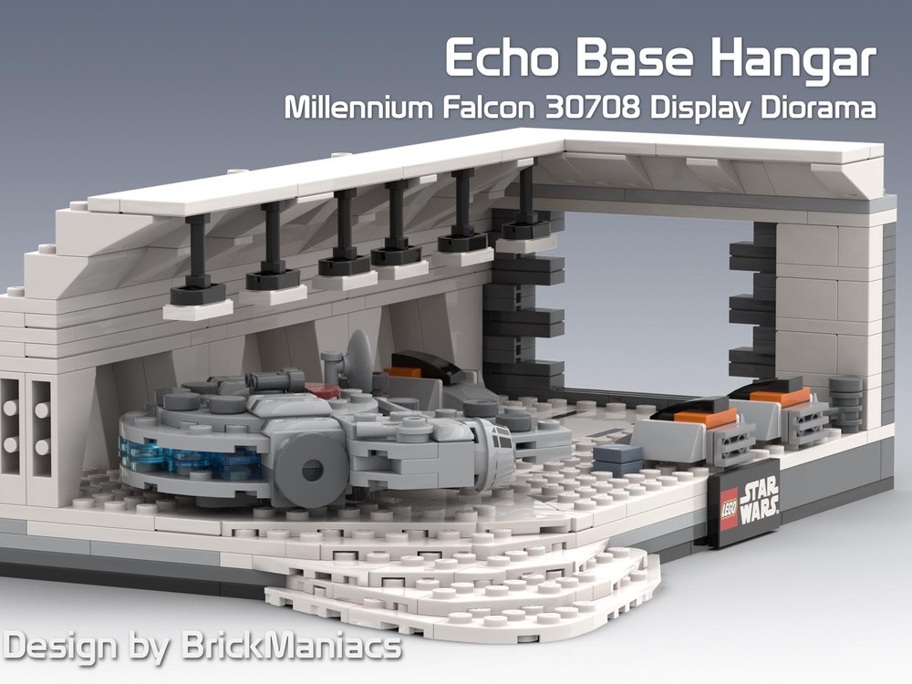 LEGO MOC Hoth Hangar Diorama for 30708 Millenium-Falcon by BrickManiacs ...