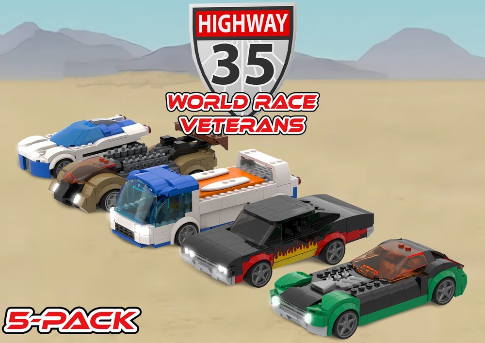 LEGO MOC World Race Veterans 5-Pack – Hot Wheels: Acceleracers by ...