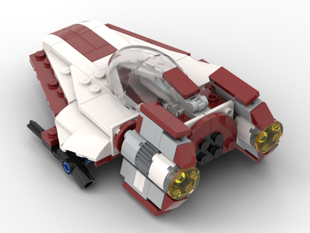 LEGO MOC-222942 A-Wing fits Minifig pilot by rneptune | Rebrickable ...