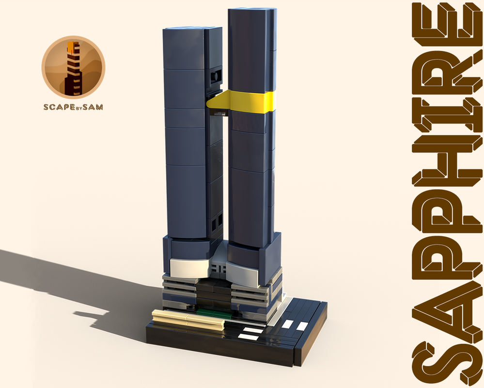 LEGO MOC Sapphire by the Gardens - An Architectural Piece by Scapebysam ...