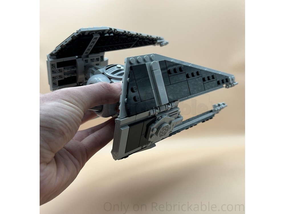 LEGO MOC Warning: newer version available - Imperial TIE Interceptor by ...