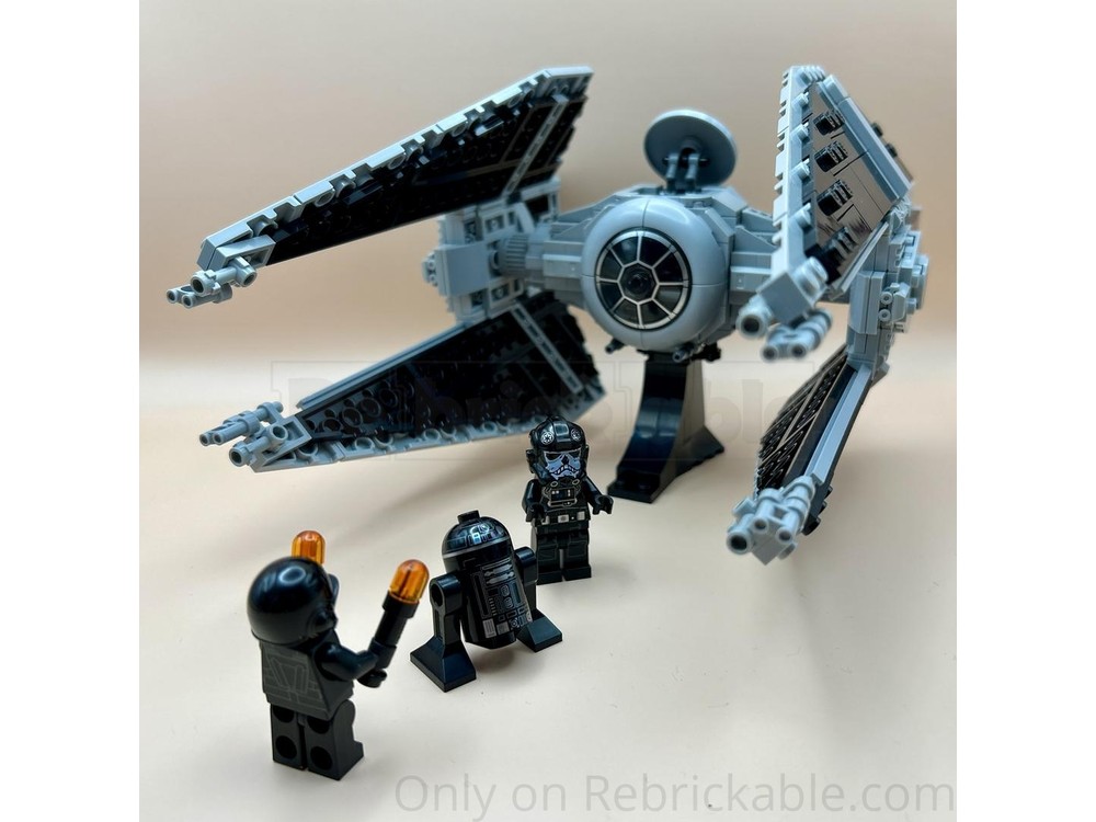 LEGO MOC Warning: newer version available - Imperial TIE Interceptor by ...