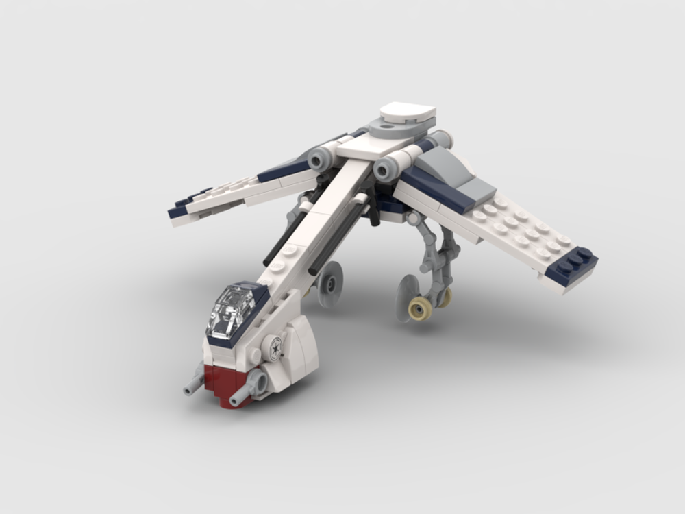 LEGO MOC Micro Republic Dropship (1:250 scale) by PavKud | Rebrickable ...