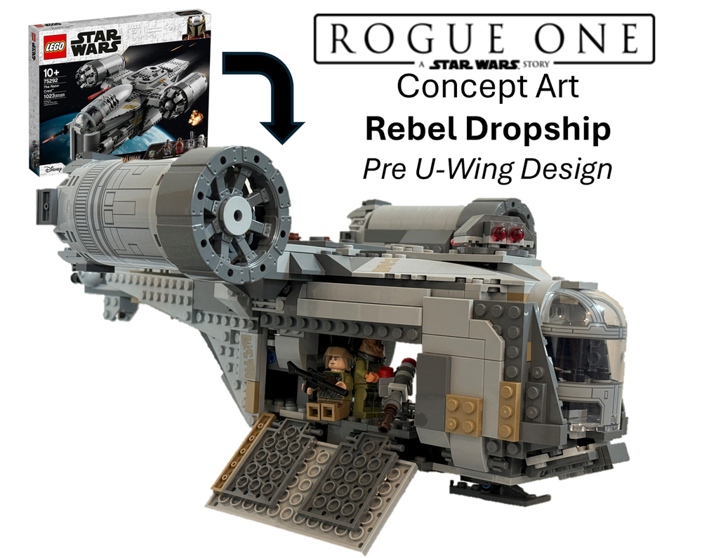 LEGO MOC-222973 Rebel Dropship U Wing Rogue One Concept Art – Alt 75292 ...