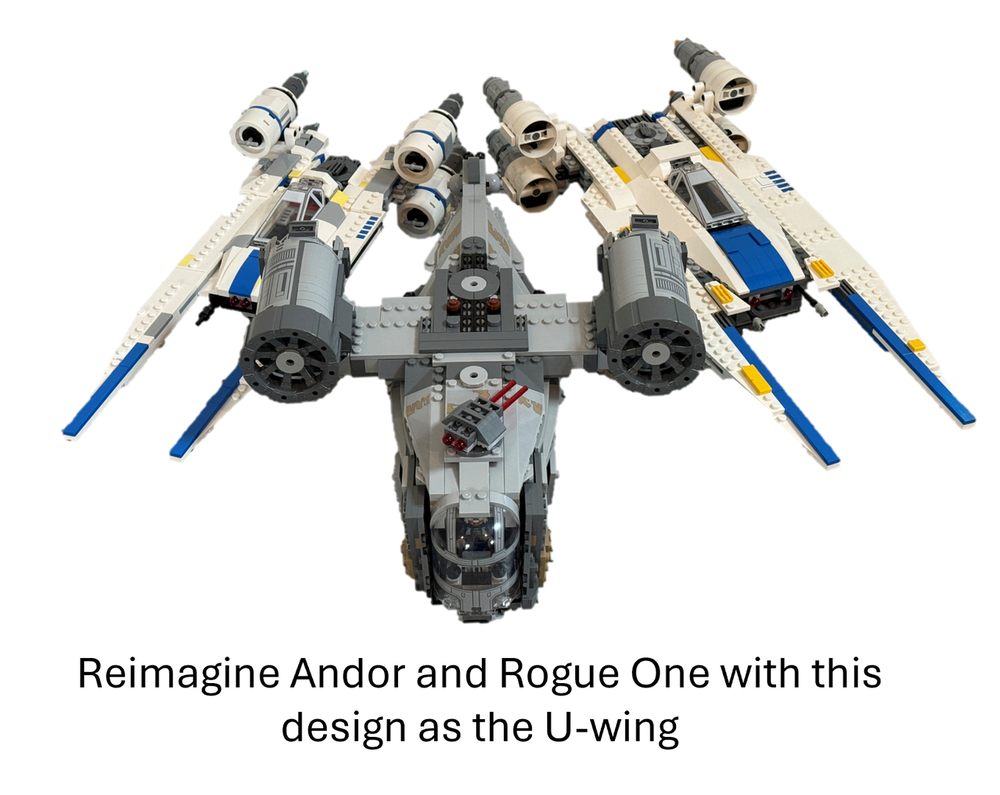 LEGO MOC-222973 Rebel Dropship U Wing Rogue One Concept Art – Alt 75292 ...