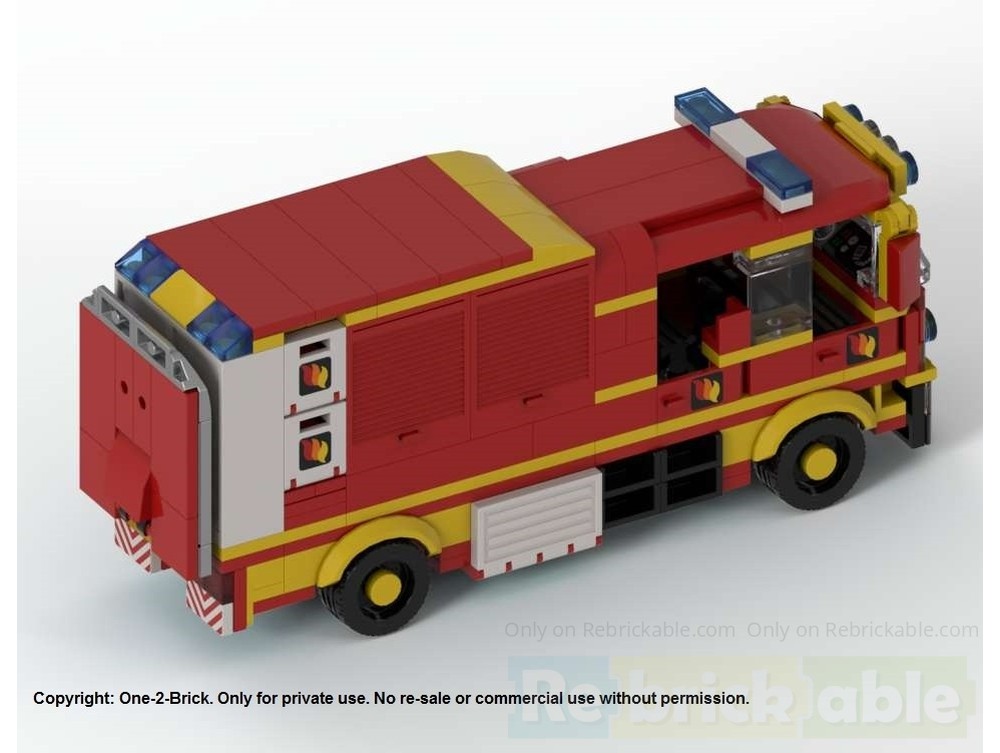 LEGO MOC Gerätewagen Feuerwehr - Fire Department Equipment Truck by ONE ...