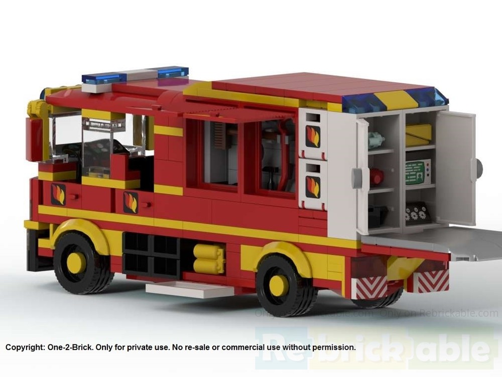 LEGO MOC Gerätewagen Feuerwehr - Fire Department Equipment Truck by ONE ...