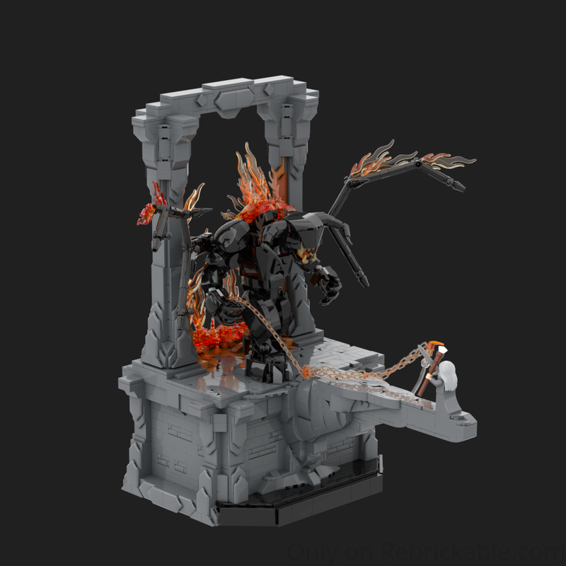 LEGO MOC-222985 Balrog - Durin's Bane by rebelnili | Rebrickable ...