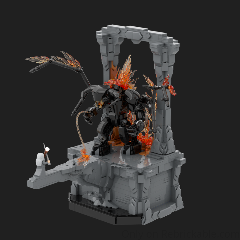LEGO MOC Balrog - Durin's Bane by rebelnili | Rebrickable - Build with LEGO
