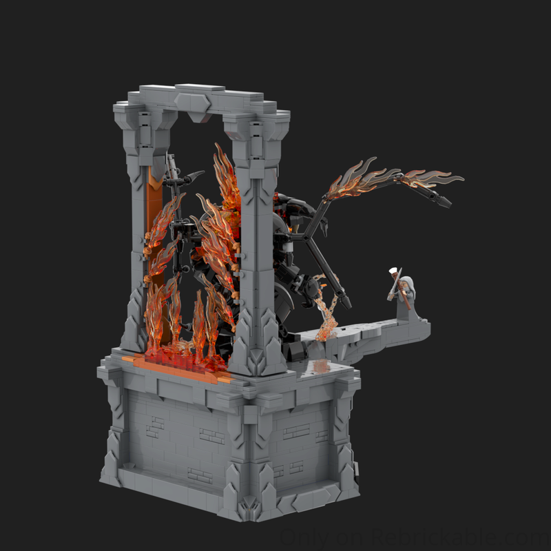 LEGO MOC Balrog - Durin's Bane by rebelnili | Rebrickable - Build with LEGO