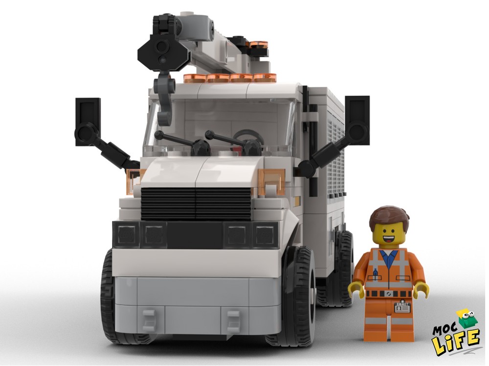 LEGO MOC-222987 Chevrolet Kodiak C4500 regular cab dually Cat service ...