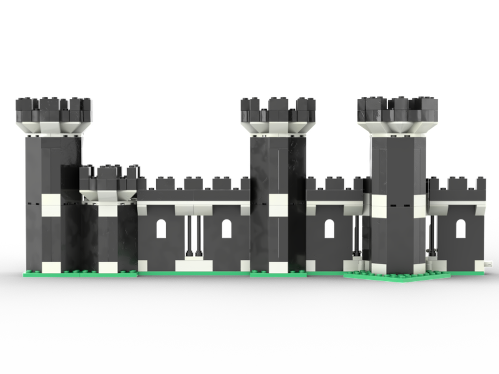 LEGO MOC-222991 Black Knight’s Castle Walls by The_ClonedKnight ...