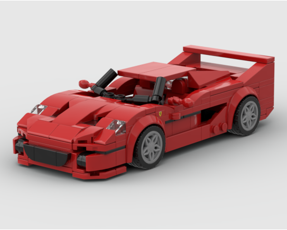 LEGO MOC 1995 prancing horse F50 by IlikeferrariF50 | Rebrickable ...