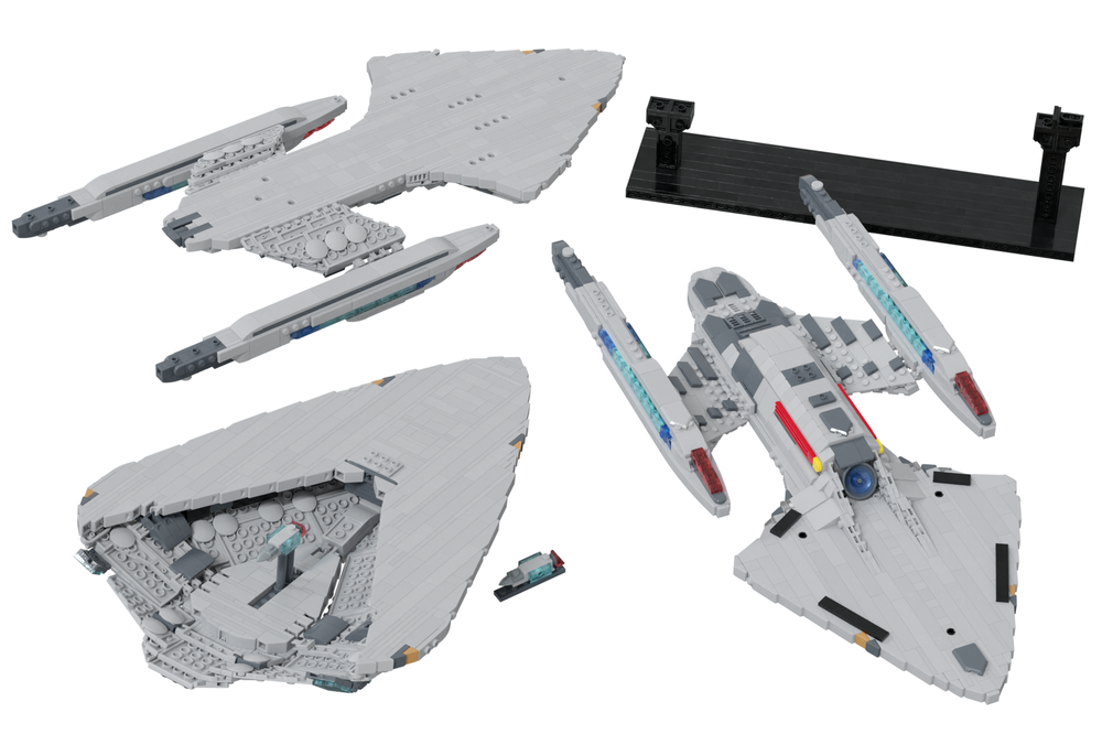 LEGO MOC USS Prometheus NX-59650 by Lilium Brick Yards | Rebrickable ...