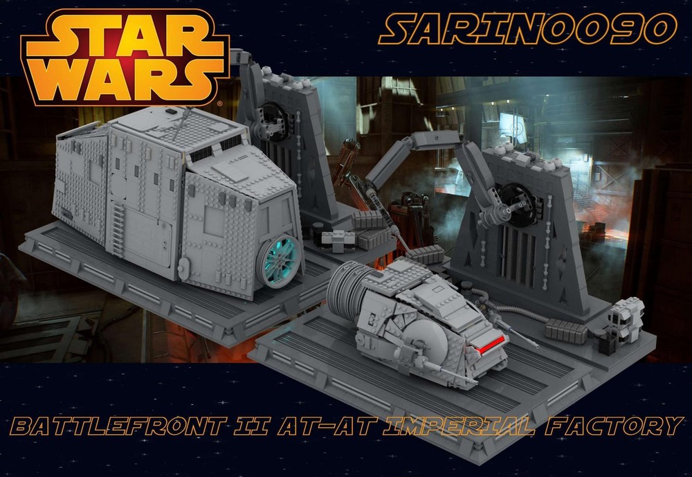LEGO MOC-223011 SW -Battlefront II AT-AT Imperial Factory Extended by ...