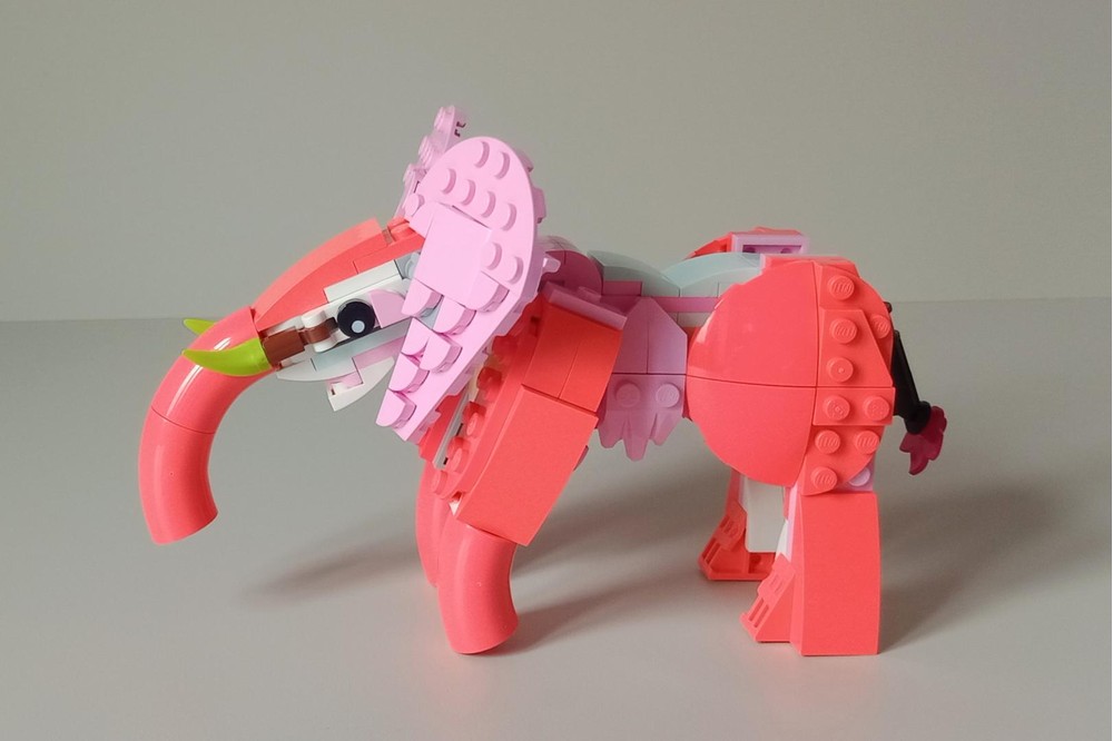 LEGO MOC 31170 Pink Elephant by Nequmodiva | Rebrickable - Build with LEGO
