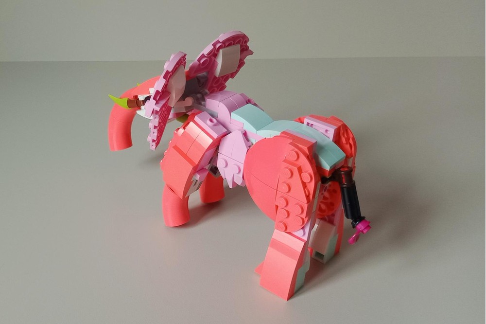 LEGO MOC 31170 Pink Elephant by Nequmodiva | Rebrickable - Build with LEGO