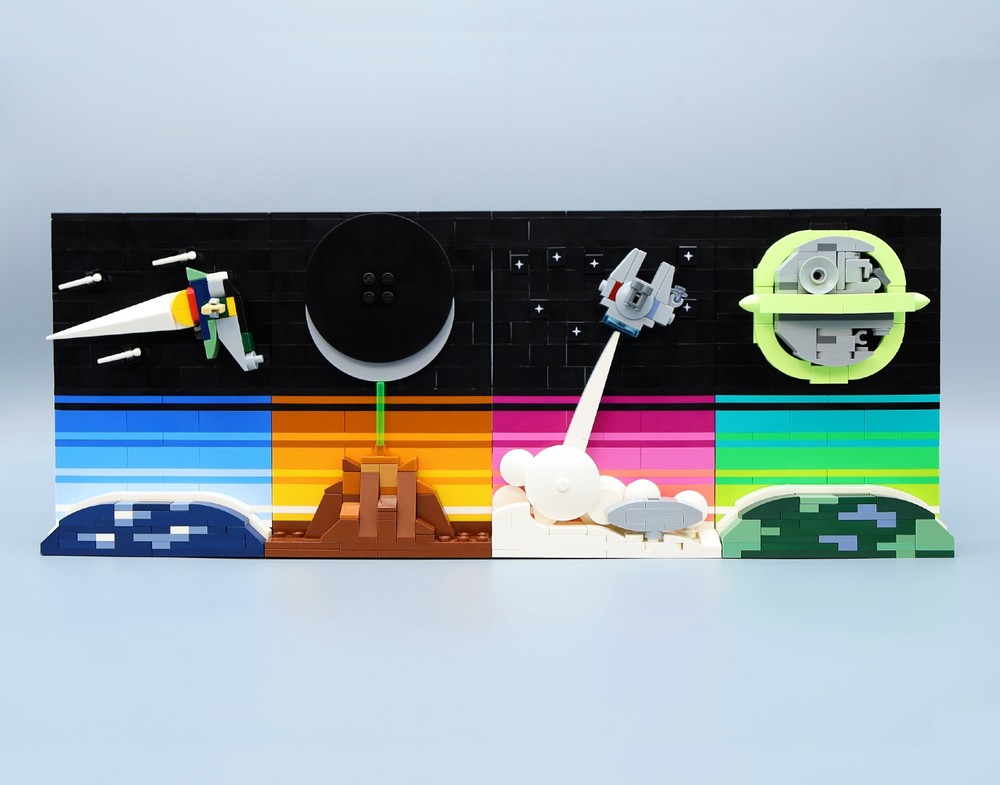 LEGO MOC-223030 SW Tales of the Space Age Scenes by CatalystBricks ...