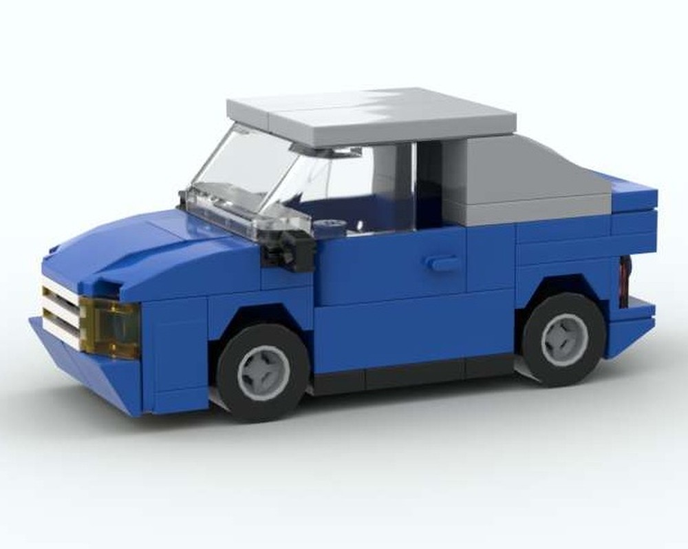 LEGO MOC Blue Car (MOC) by WAI Bricks | Rebrickable - Build with LEGO