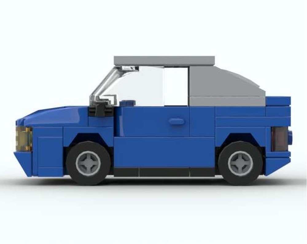LEGO MOC Blue Car (MOC) by WAI Bricks | Rebrickable - Build with LEGO