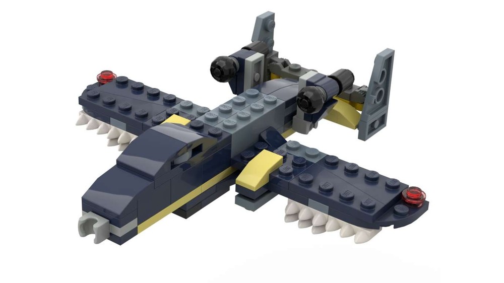 LEGO MOC 77941 A-10 Thunderbolt (''Warthog'') 2 versions by meregt ...