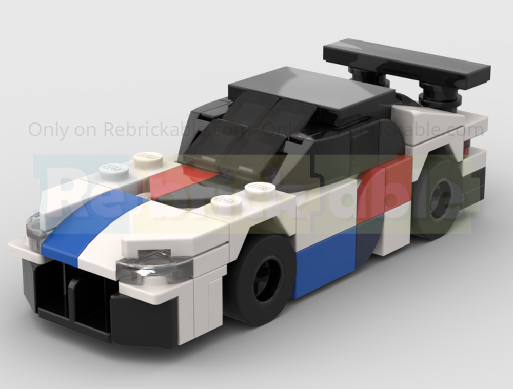 LEGO MOC BMW M8 GTE Racing Car - Half Speed Champions Scale by Andy Ps ...