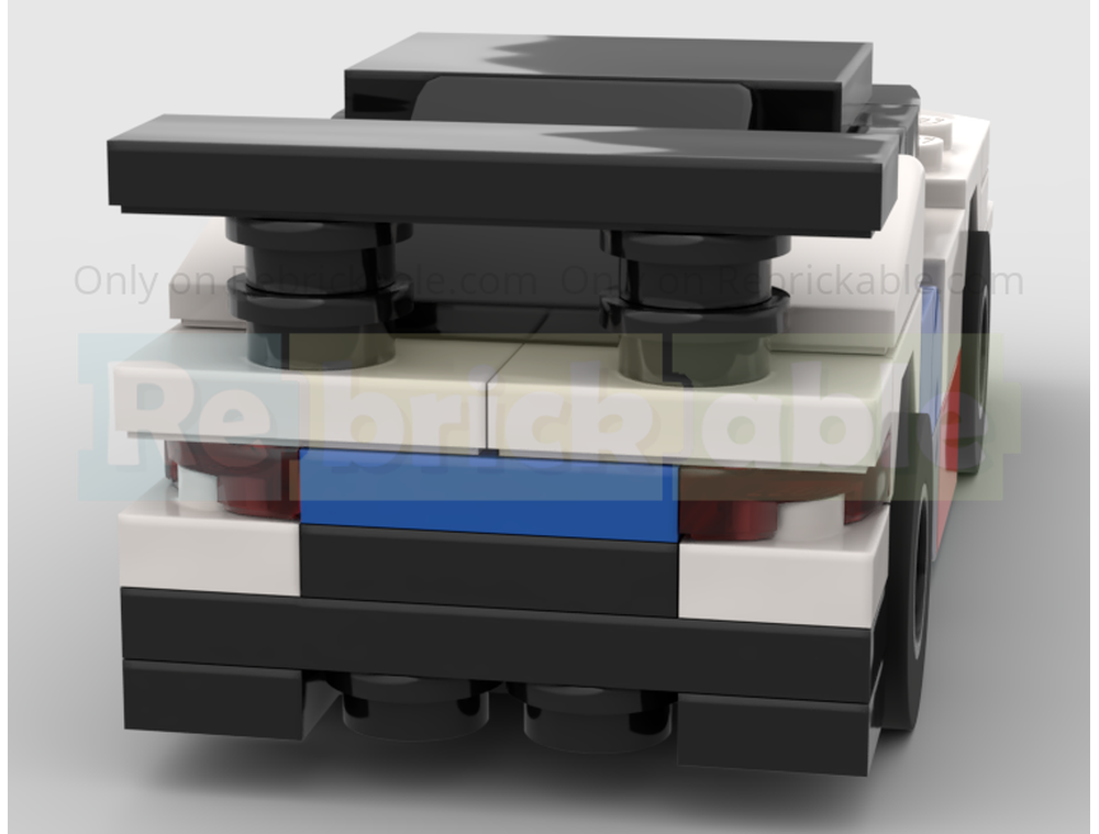 LEGO MOC BMW M8 GTE Racing Car - Half Speed Champions Scale by Andy Ps ...