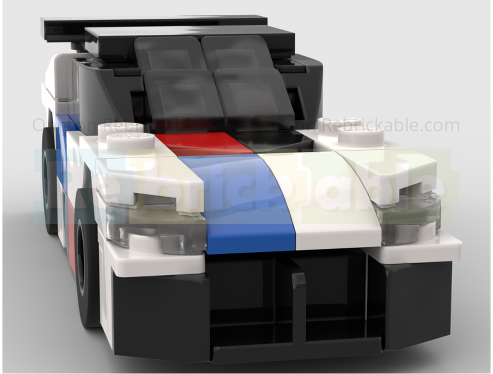 LEGO MOC BMW M8 GTE Racing Car - Half Speed Champions Scale by Andy Ps ...