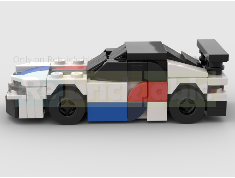LEGO MOC BMW M8 GTE Racing Car - Half Speed Champions Scale by Andy Ps ...