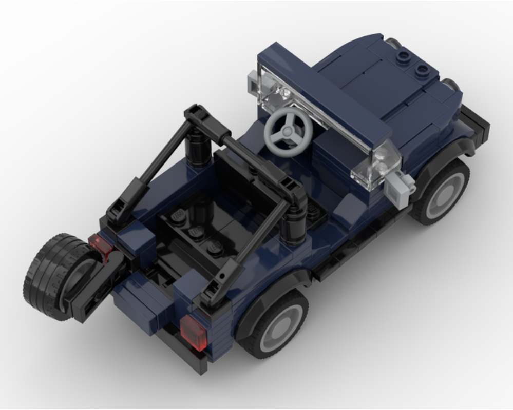 LEGO MOC-223064 cj-7 jeep by EBbuilds | Rebrickable - Build with LEGO