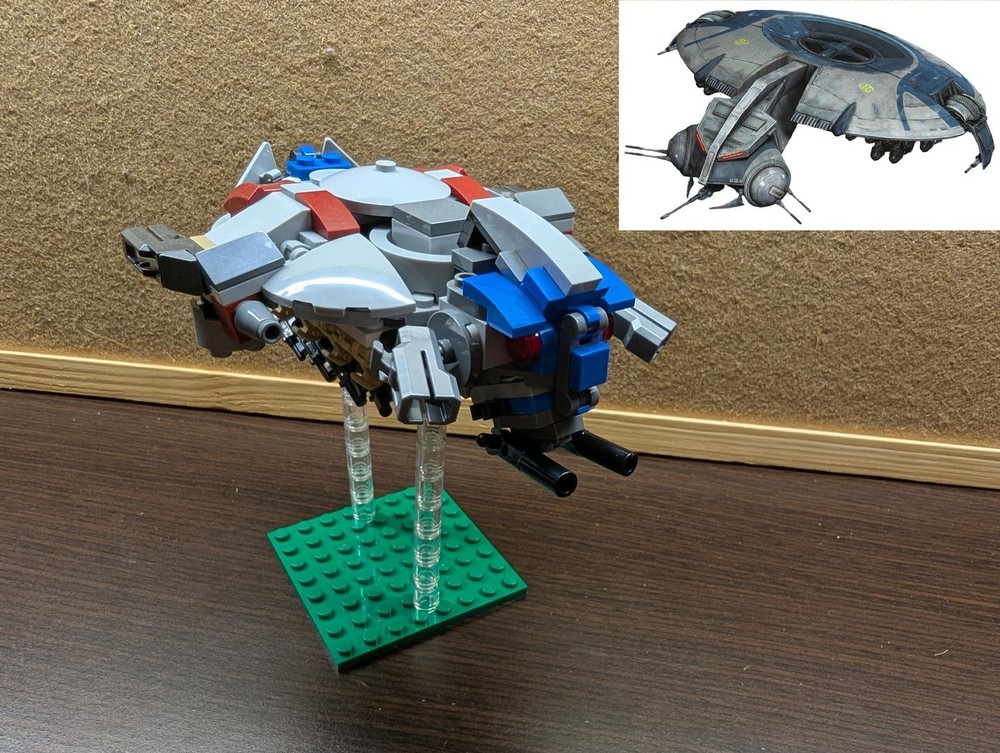 LEGO MOC HMP DROID GUNSHIP ALTERNATIVE BUILD by CzerstwyChleb ...
