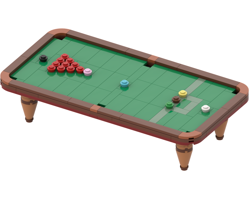 LEGO MOC Snooker Table V4 (medium size) by VDWWD | Rebrickable - Build ...