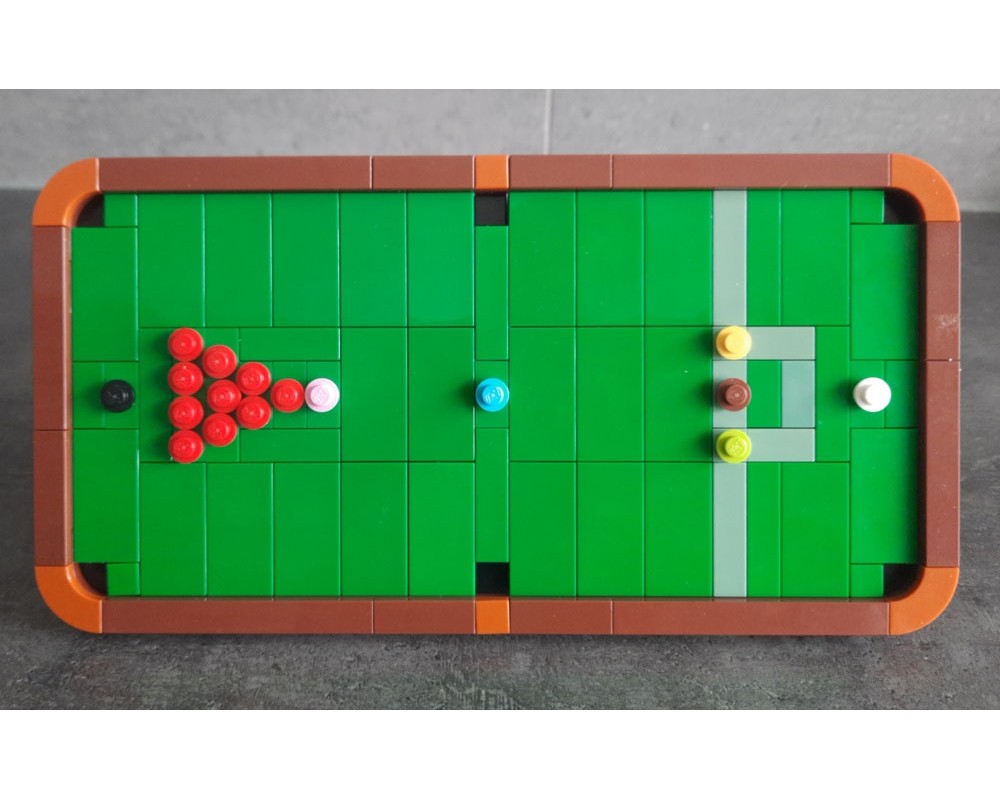 LEGO MOC Snooker Table V4 (medium size) by VDWWD | Rebrickable - Build ...