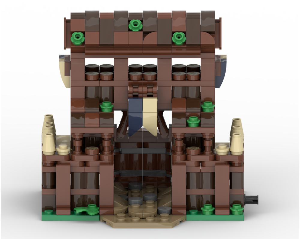 LEGO MOC-223085 Palisade Gate - Courtyard Expansion for Mini Blaustein ...