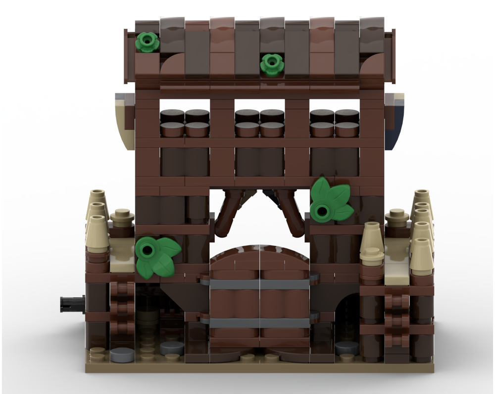 LEGO MOC Palisade Gate - Courtyard Expansion for Mini Blaustein Castle ...