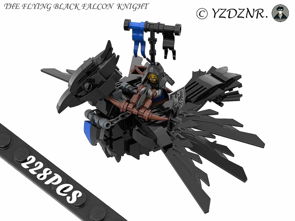 LEGO MOC The Flying Black Falcon Knight by yascr2024 | Rebrickable ...