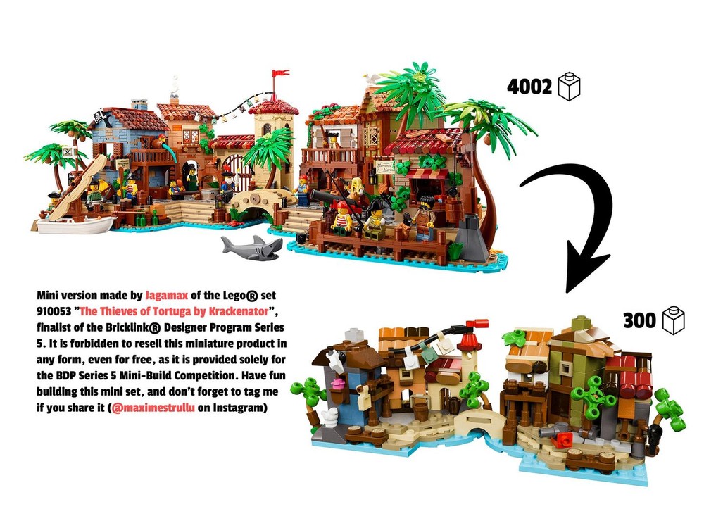 LEGO MOC Mini The Thieves of Tortuga by Jagamax | Rebrickable - Build ...