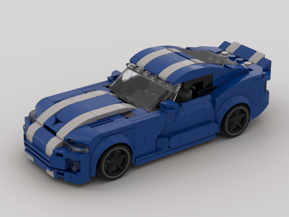LEGO MOC Dodge Viper GTS Coupe 1996 Blue by MocsByB | Rebrickable ...