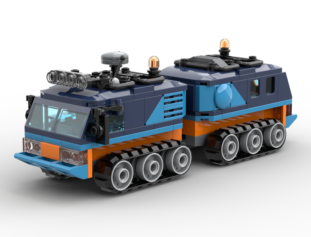 LEGO MOC Articulated Tracked Vehicle (arctic, blue) by etamax ...
