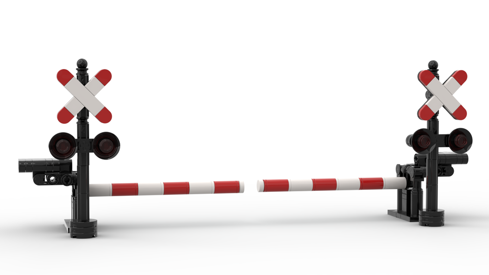 LEGO MOC Railroad Crossing Barriers - Barrières de passage à niveau ...