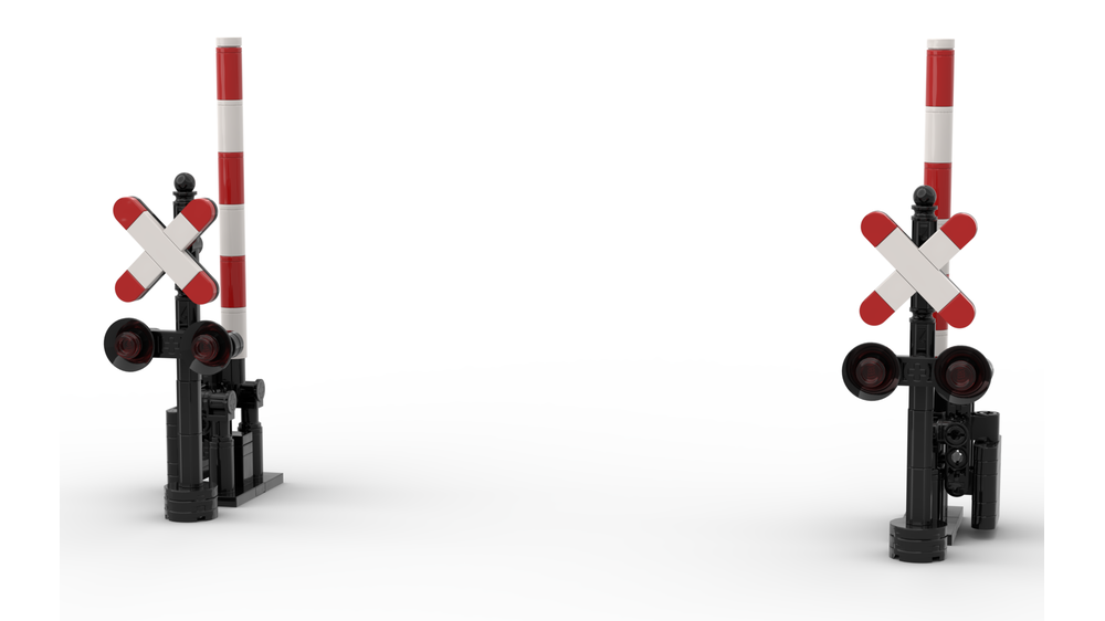 LEGO MOC Railroad Crossing Barriers - Barrières de passage à niveau ...