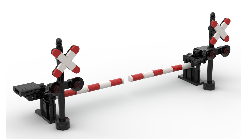 LEGO MOC Railroad Crossing Barriers - Barrières de passage à niveau ...