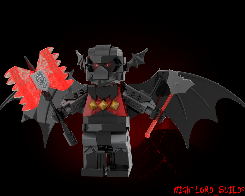 LEGO MOC Basil The Batlord: Giantfig Demon-bat Form. by Nightlord ...