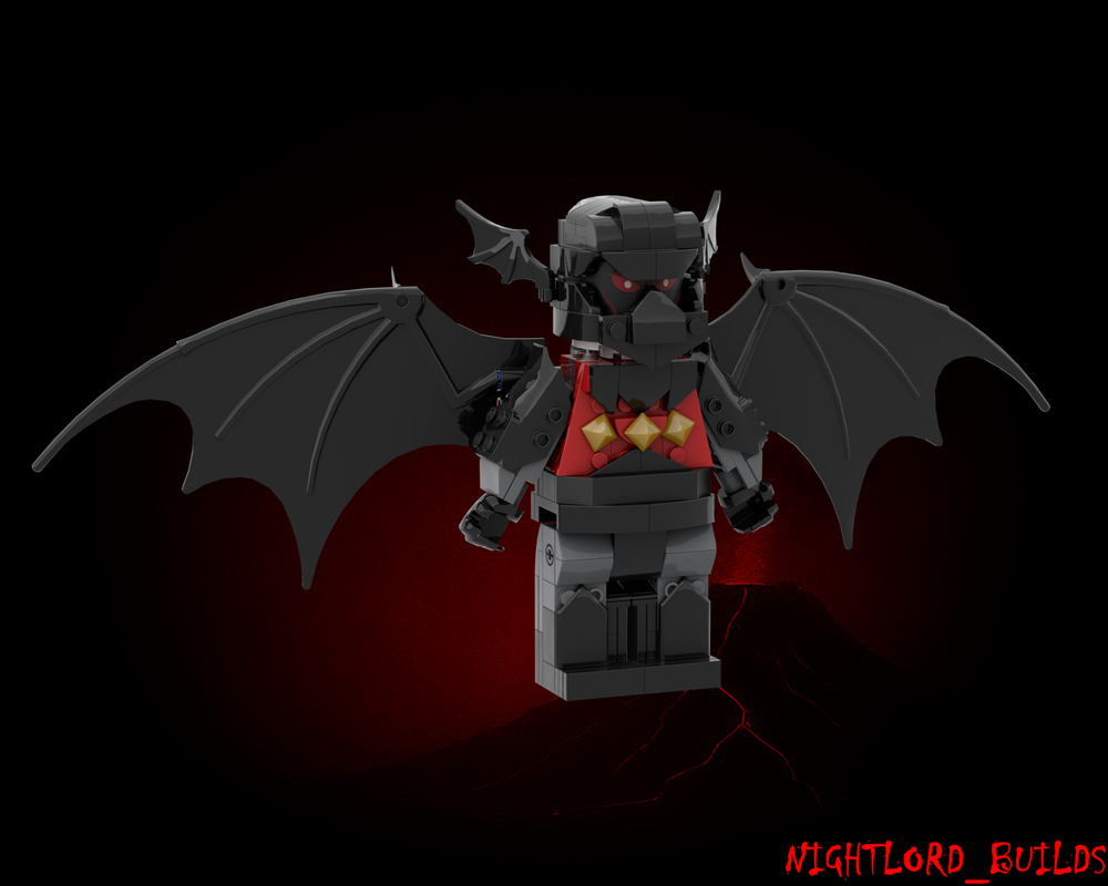 LEGO MOC Basil The Batlord: Giantfig Demon-bat Form. by Nightlord ...