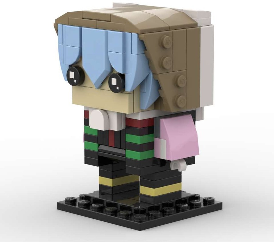LEGO MOC Rei Ayanami Brickheadz by Houdai_Bricks | Rebrickable - Build ...