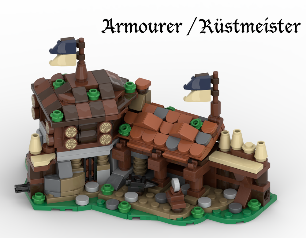 LEGO MOC Armourer - Courtyard Expansion for Mini Blaustein Castle by ...