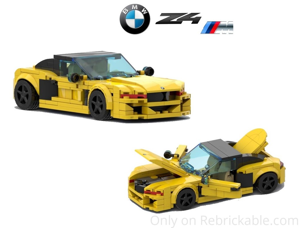 LEGO MOC BMW Z4 G29 serie M - Yellow by MarkMOC71 | Rebrickable - Build ...