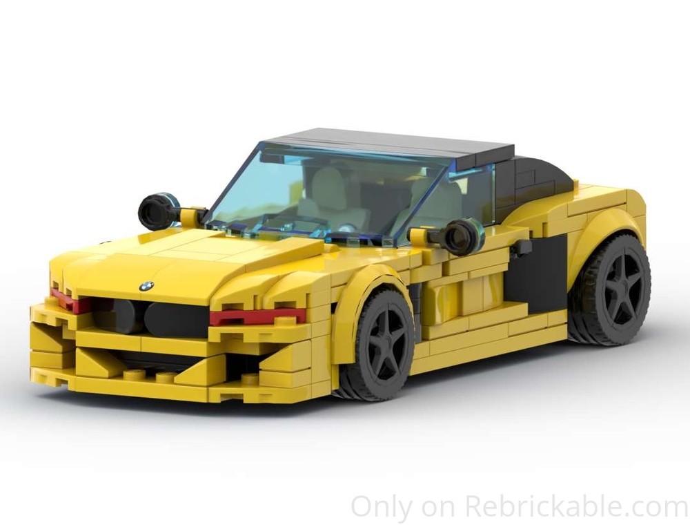 LEGO MOC BMW Z4 G29 serie M - Yellow by MarkMOC71 | Rebrickable - Build ...